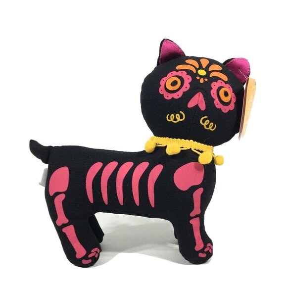 Holiday | Dia De Muertos Day Of The Dead Plush Calavera Cat By Flavia Z ...